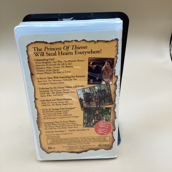 Disney | Other | Princess Of Thieves Vhs | Poshmark